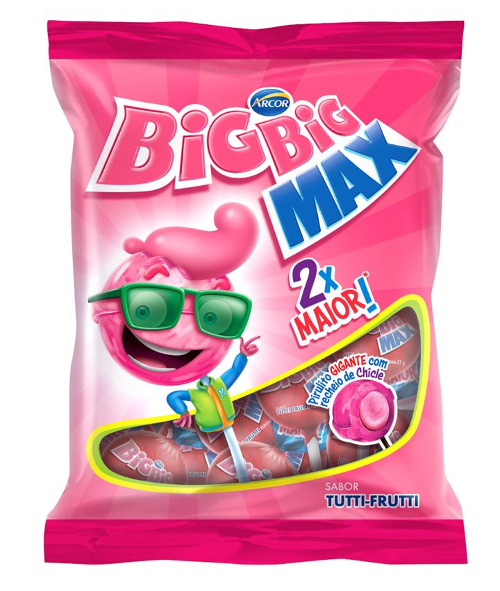 Pirulito BigBig Max Tuti Frutt 600g | CDA Distribuidora